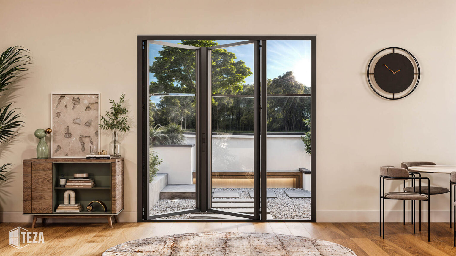 85 Series Bifold Door in Los Angeles, CA - Teza Doors
