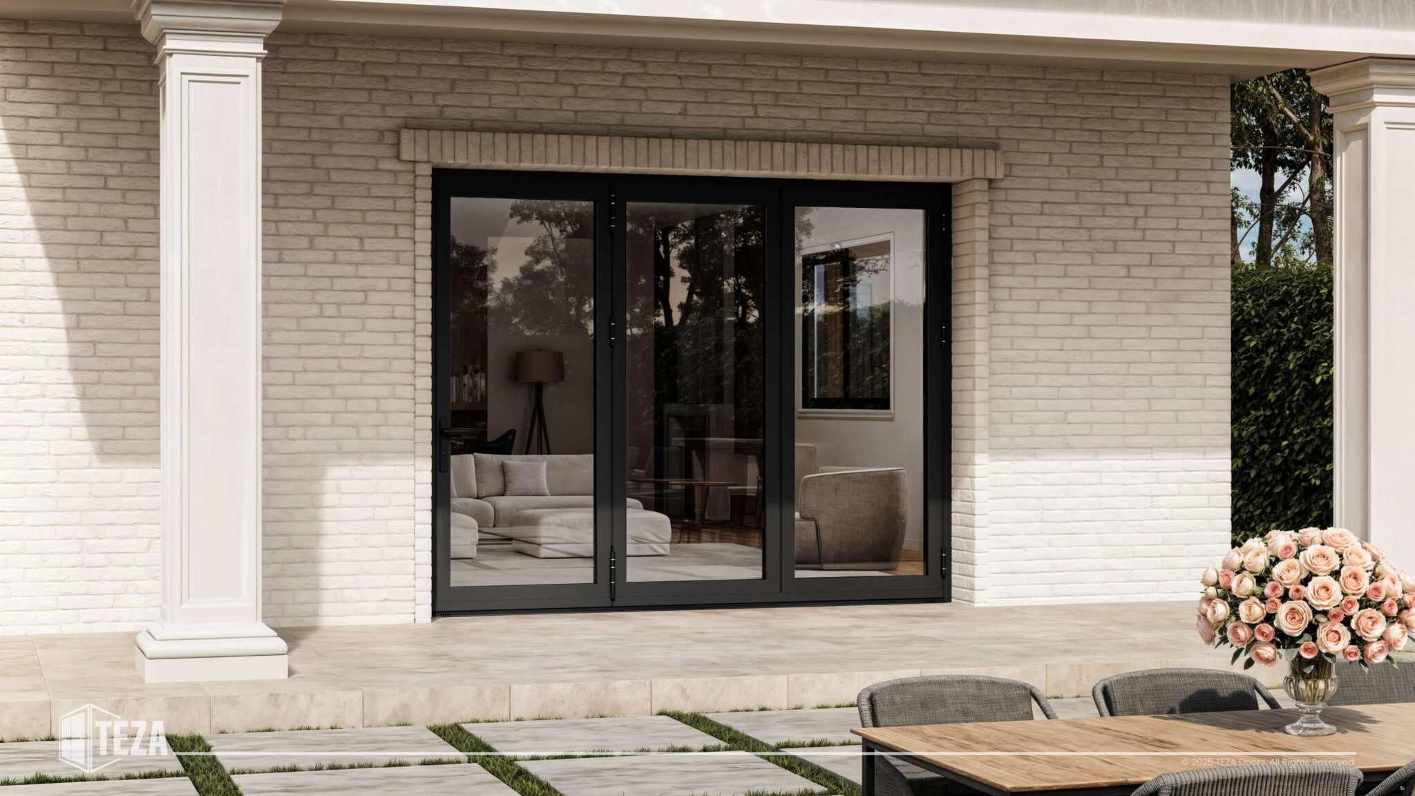 TEZA 95 SERIES BIFOLD DOORS IN LOS ANGELES