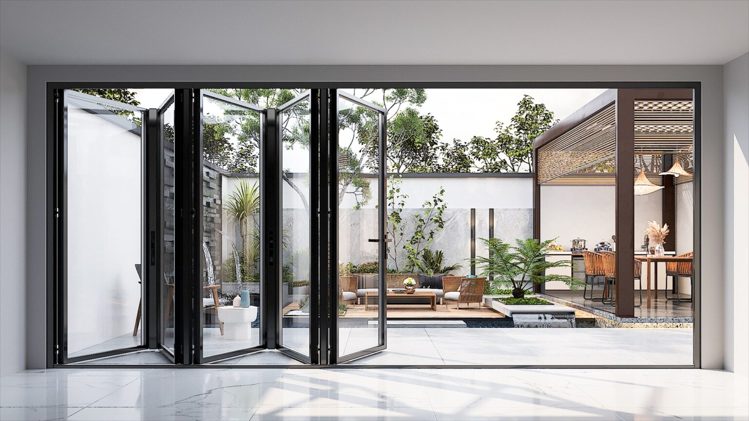 85 Series Bifold Door in Los Angeles, CA - Teza Doors